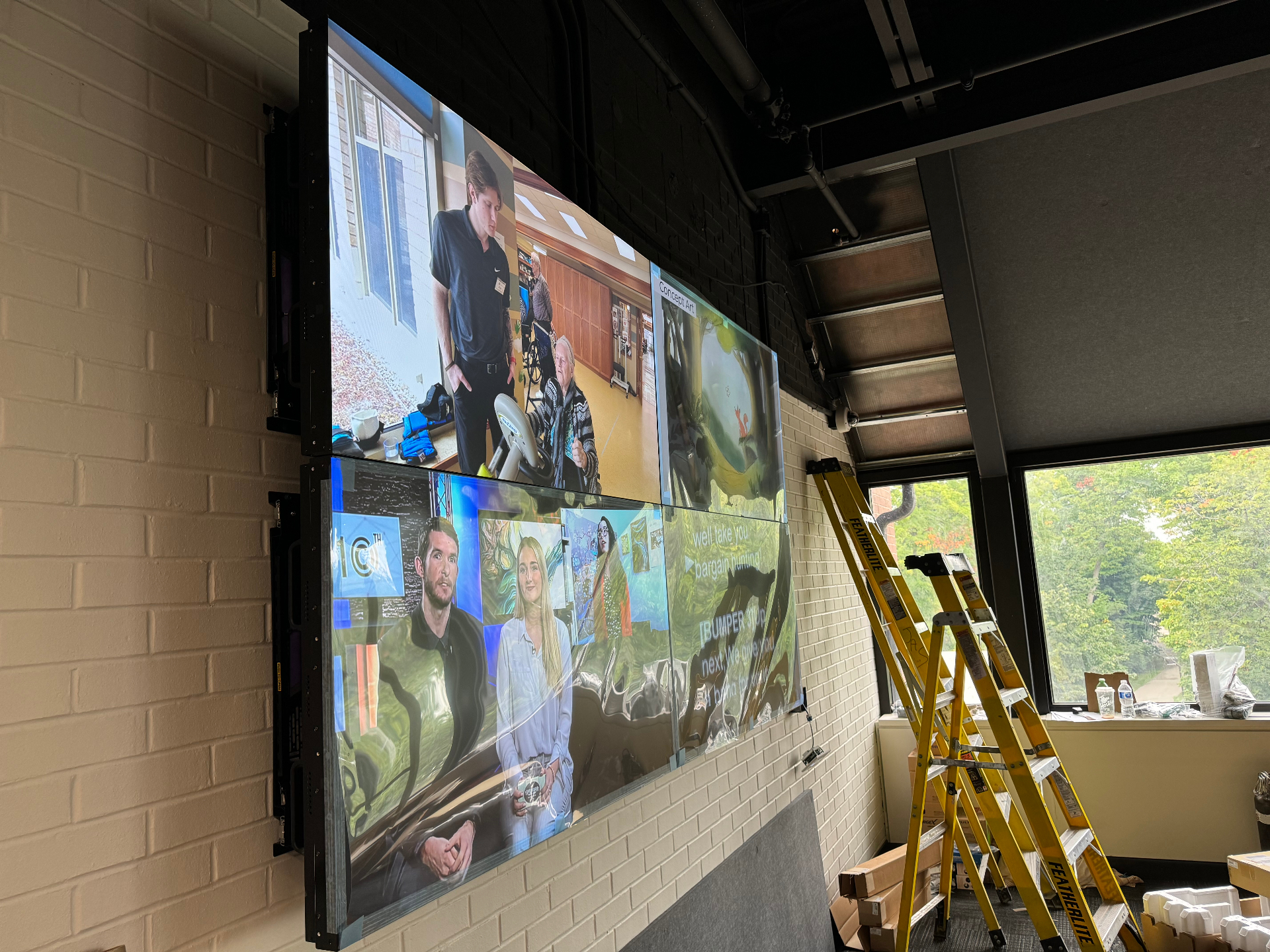 Local College Video Wall – Kitchener, ON | Commercial Digital Signage ...